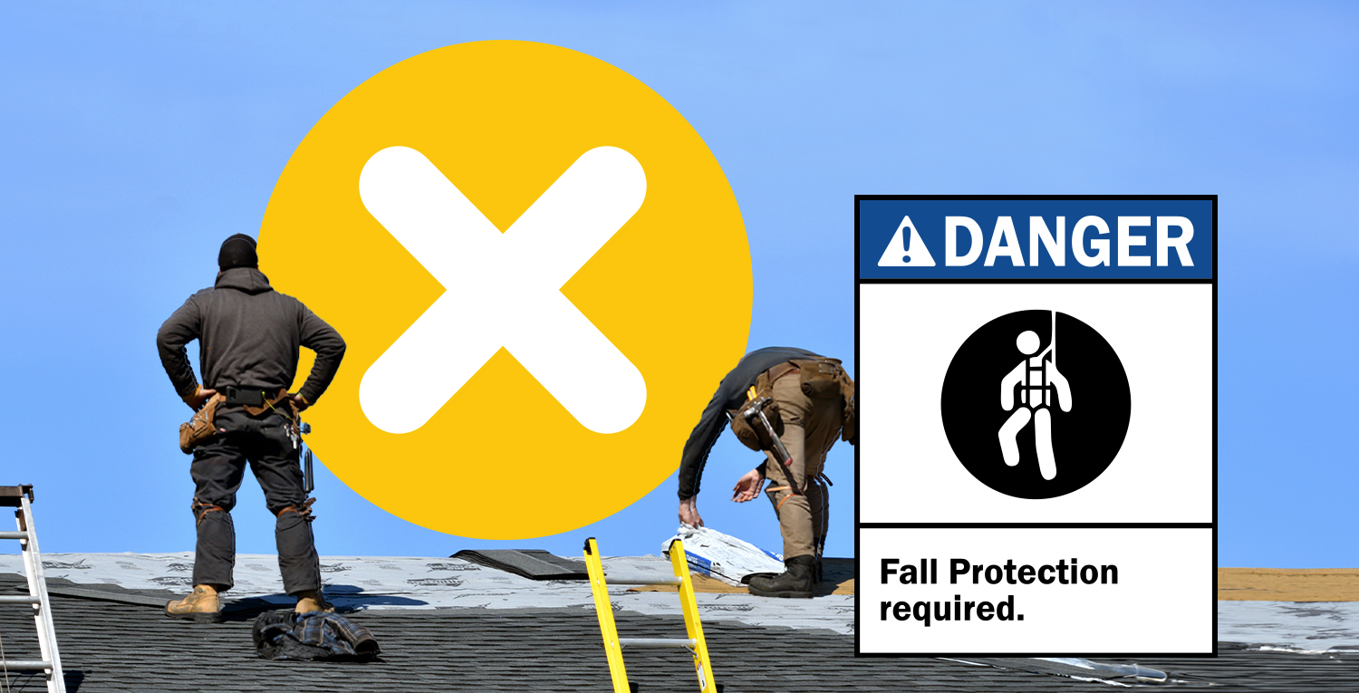 Lack of fall protection leads to conviction, ban from construction industry